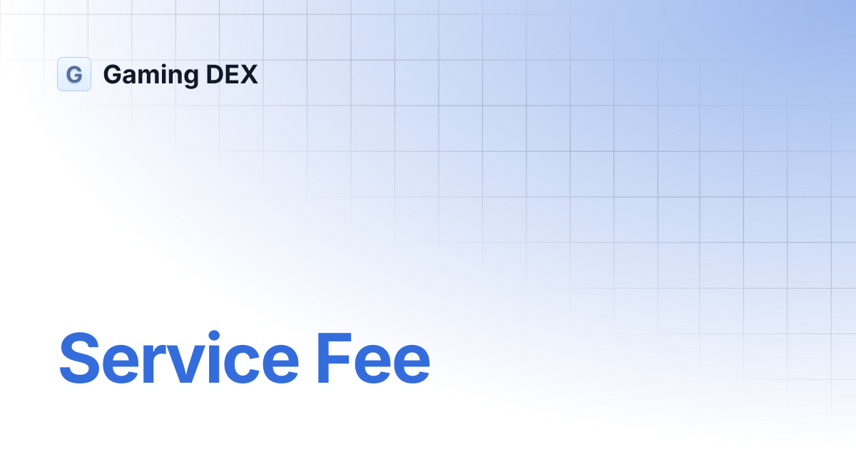 service-fee-gaming-dex